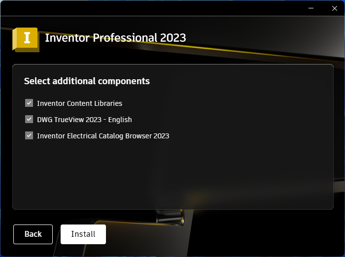 Solved: Inventor 2023 install option needed: - Autodesk Community