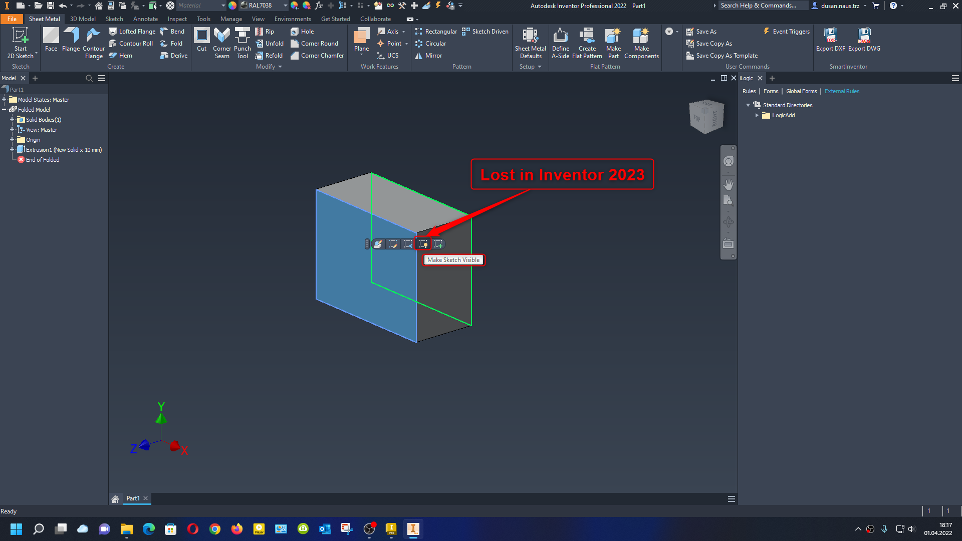 Inventor My Home 2022 vs 2023 and other discussion - Autodesk Community
