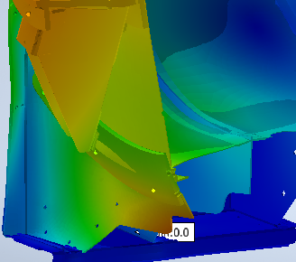 Solid & Shell Idealization Simulation Showing Opposite Displacement & Part Interference ...