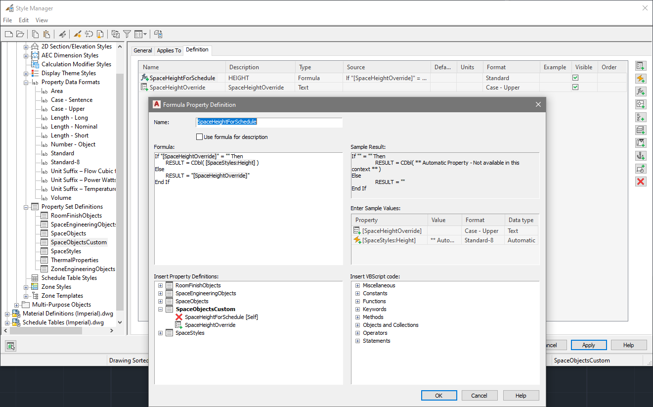 Solved: AutoCAD Architecture - Room Finish Schedule Room Height - Autodesk Community