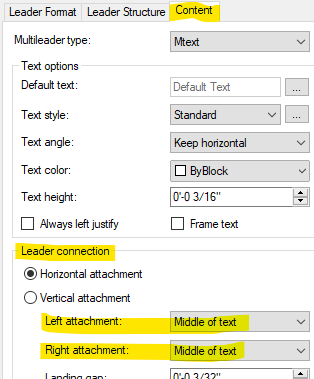Solved: Leader Settings - Autodesk Community