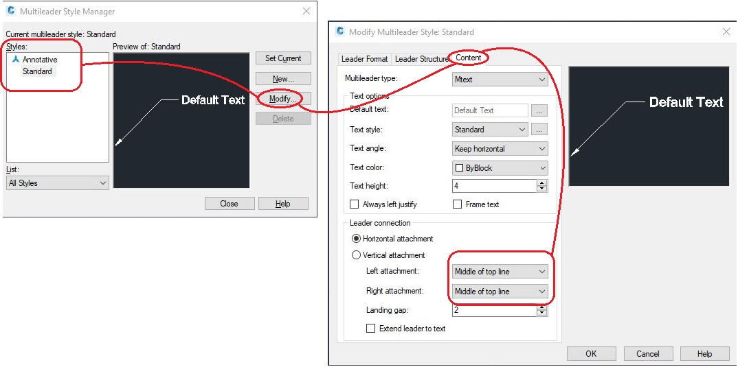 Solved: Leader Settings - Autodesk Community