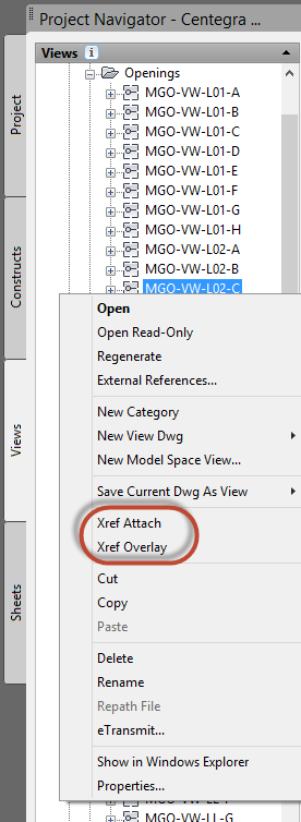 Solved: Change default XRef type (Overlay vs. Attach) - Project Navigator - Autodesk Community