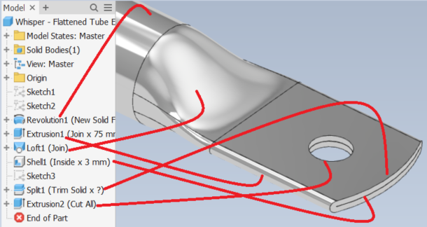 Pressing the pipe at End - Autodesk Community