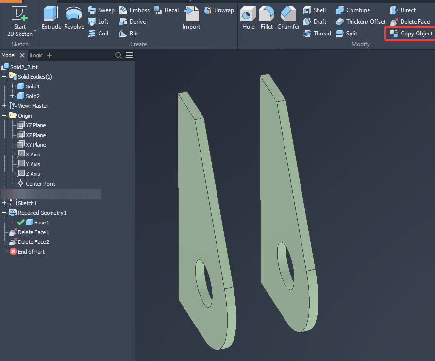 Solved: SEPARATE 2 VOLUMES INTO 2 BODIES - Autodesk Community