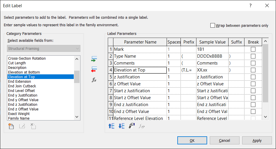 Solved: How to change the elevation base of tag (Label elevation of top ...