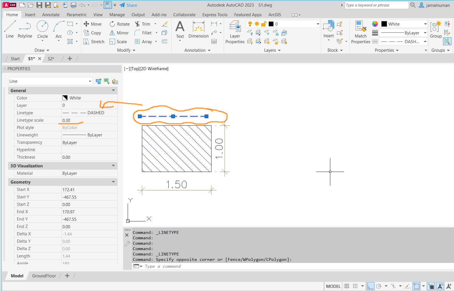 Autocad 2023 A Lisp File That Can Identify The Non Iso Hatch Pattern
