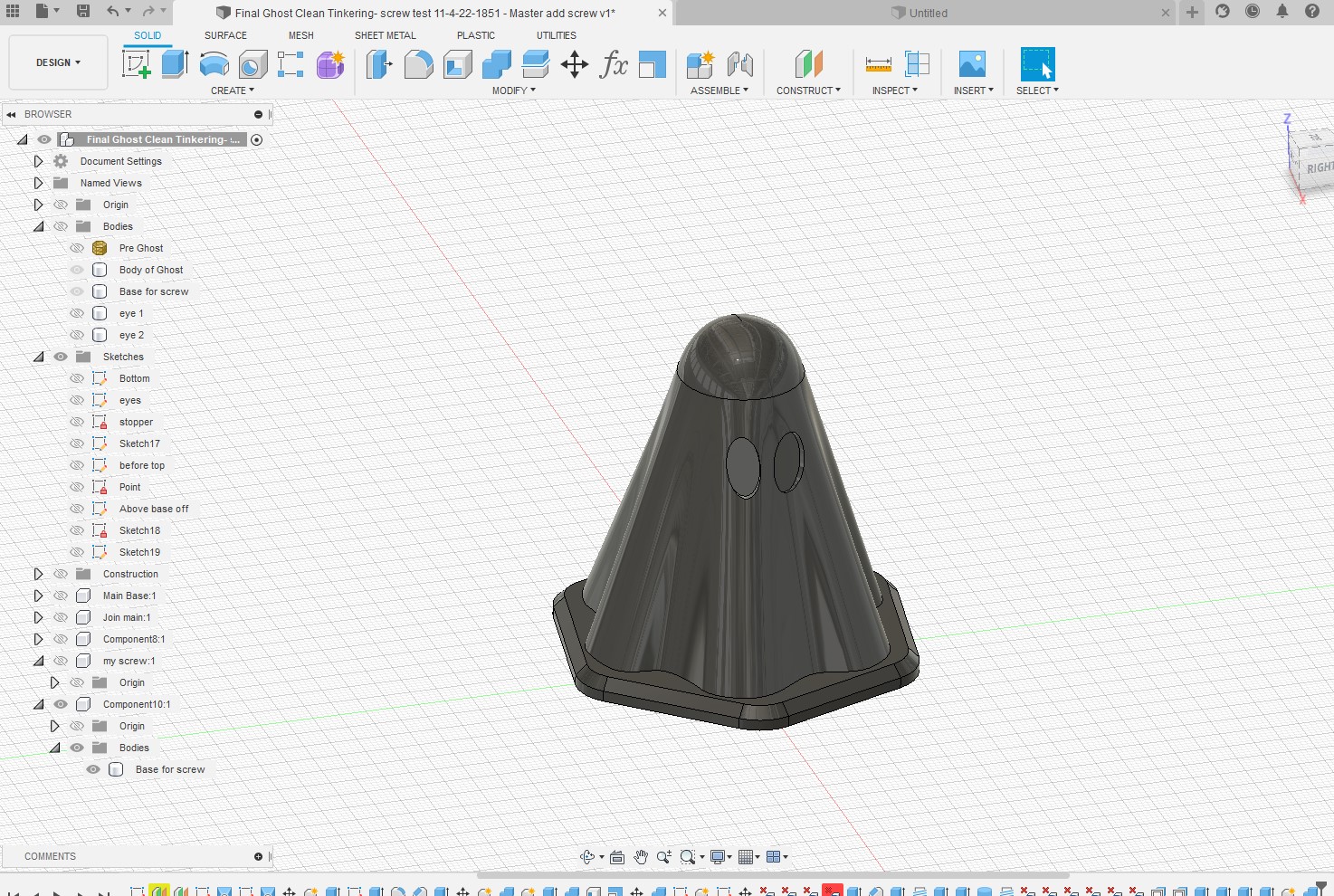 Solved: Help to figure out a dome on a pattern shape - creat A ghost - Autodesk Community