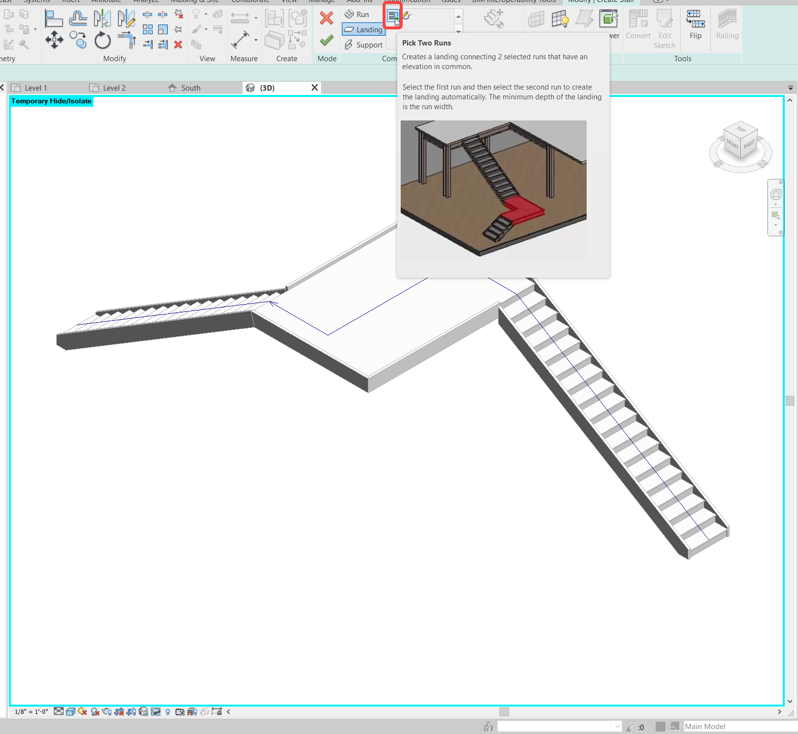 Solved: Two stair runs and a landing advice - Autodesk Community