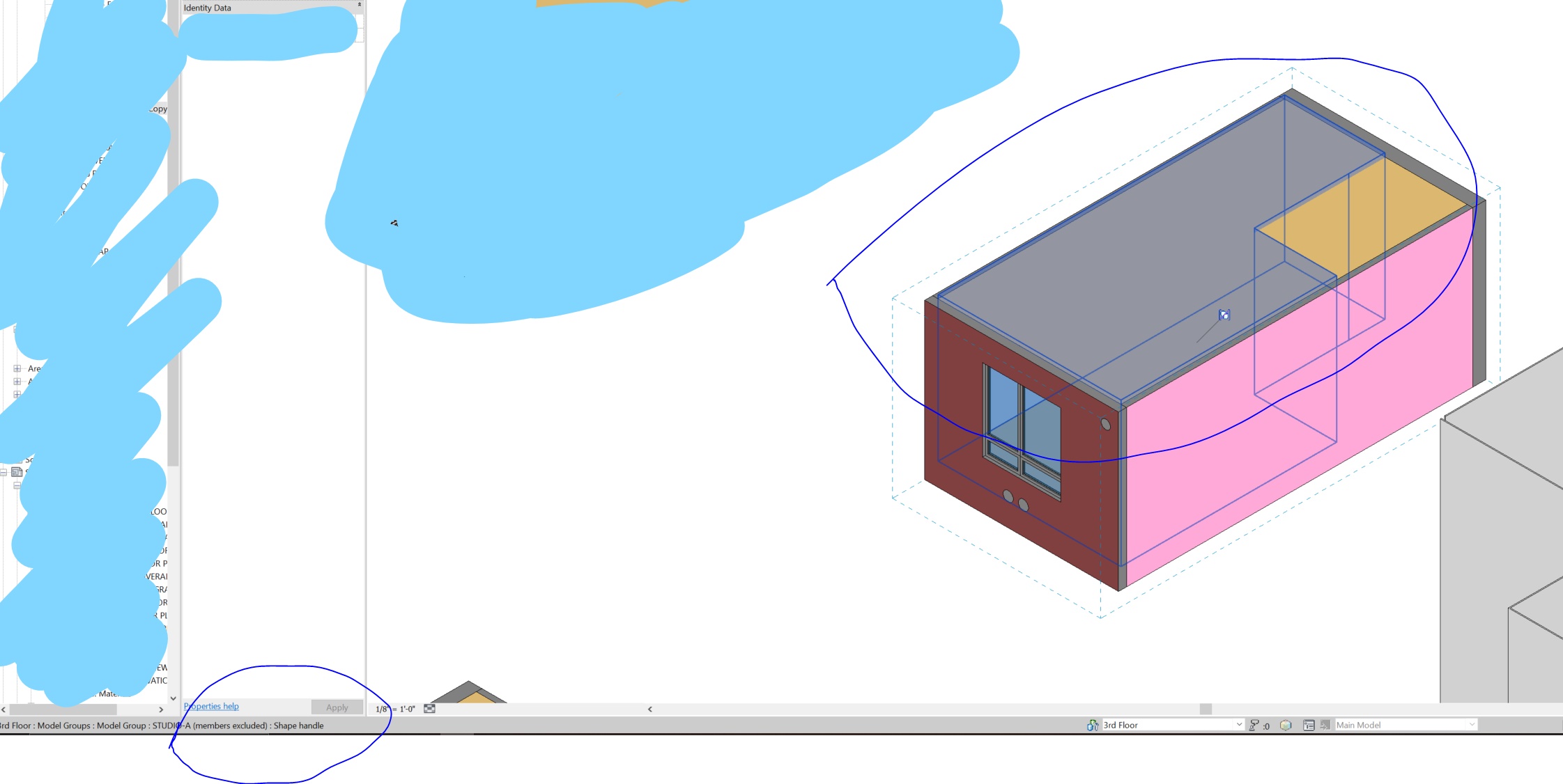 Excluded members of group - cant restore ghost objects - Autodesk Community
