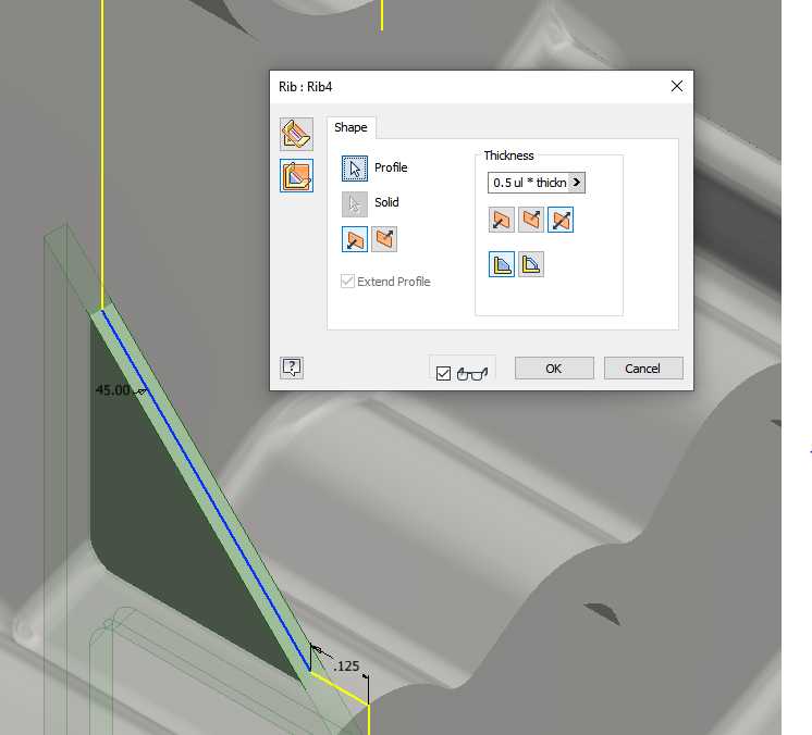 Solved: Rib onto Curved Wall - Autodesk Community
