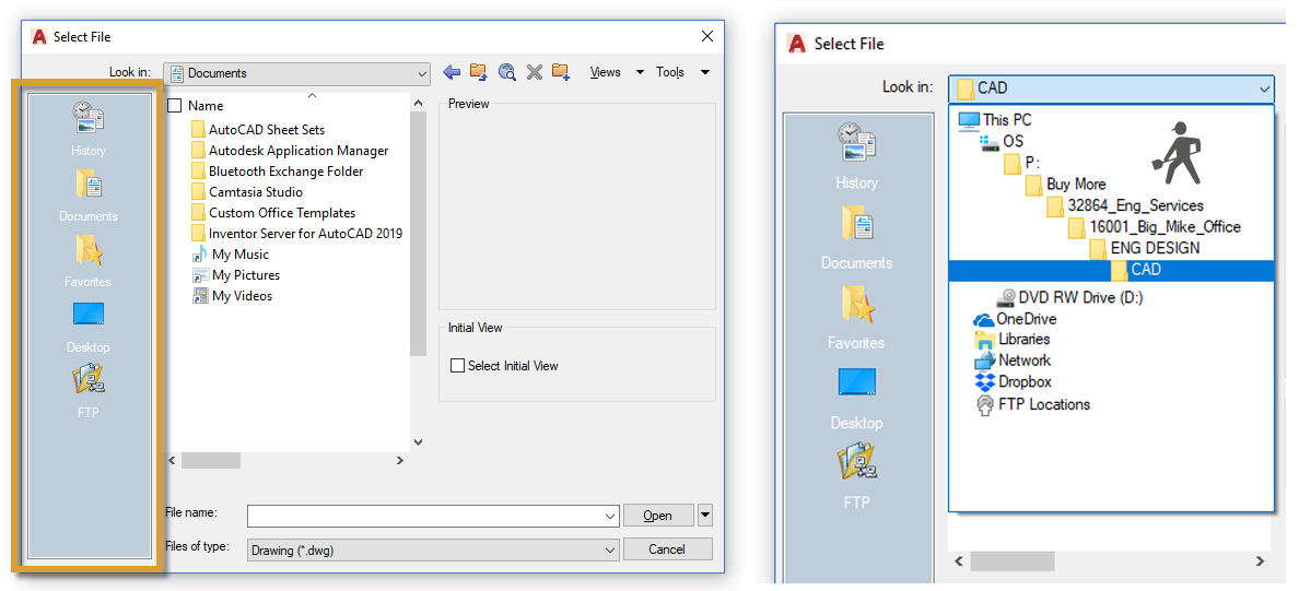 Access your AutoCAD files more efficiently with custom Places ...