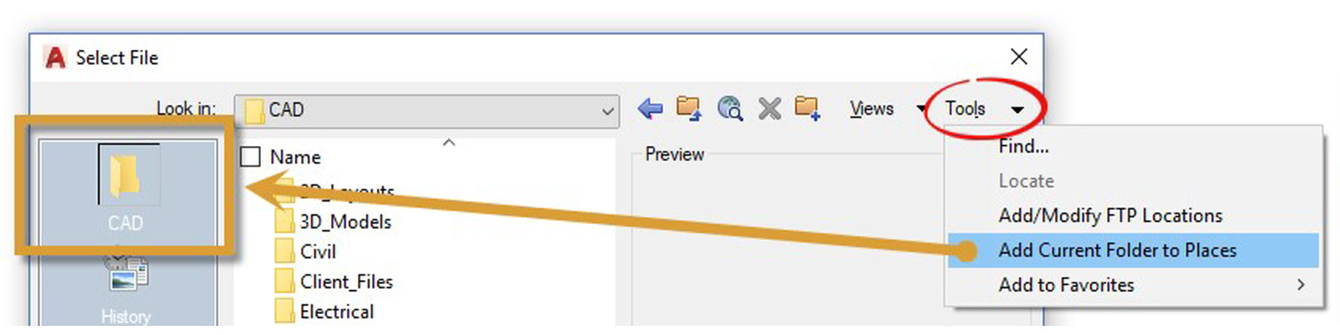 Access your AutoCAD files more efficiently with custom Places ...