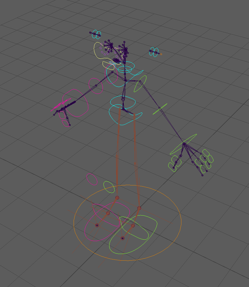 Help please! joints with IK handles move out of place when main body control is rotated ...