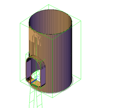 CUT A OPENING IN A EXTRUDED ROUND TUBE - Autodesk Community