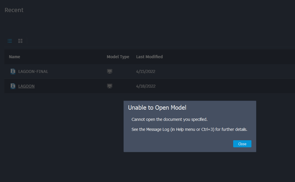 Unable To Open Infra Model Autodesk Community