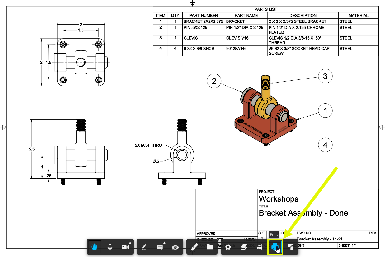 Solved: Printing Drawing from Fusion Online - Autodesk Community