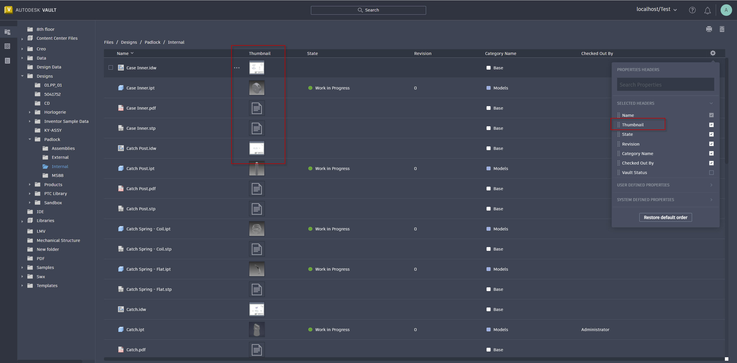 Thin Client tiles and Thumbnails view - Autodesk Community