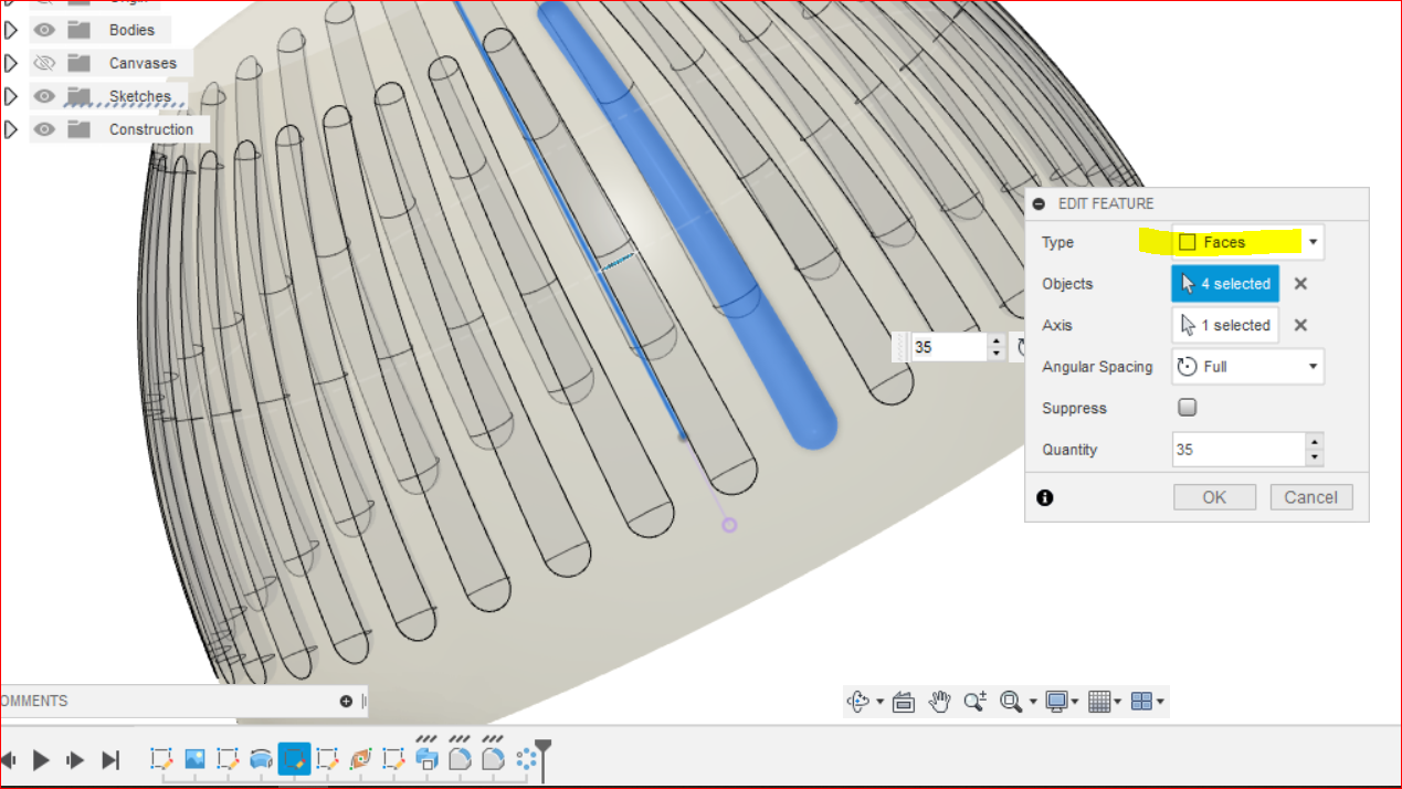 Solved: Recessed grooves all around a revolved curve. - Autodesk Community