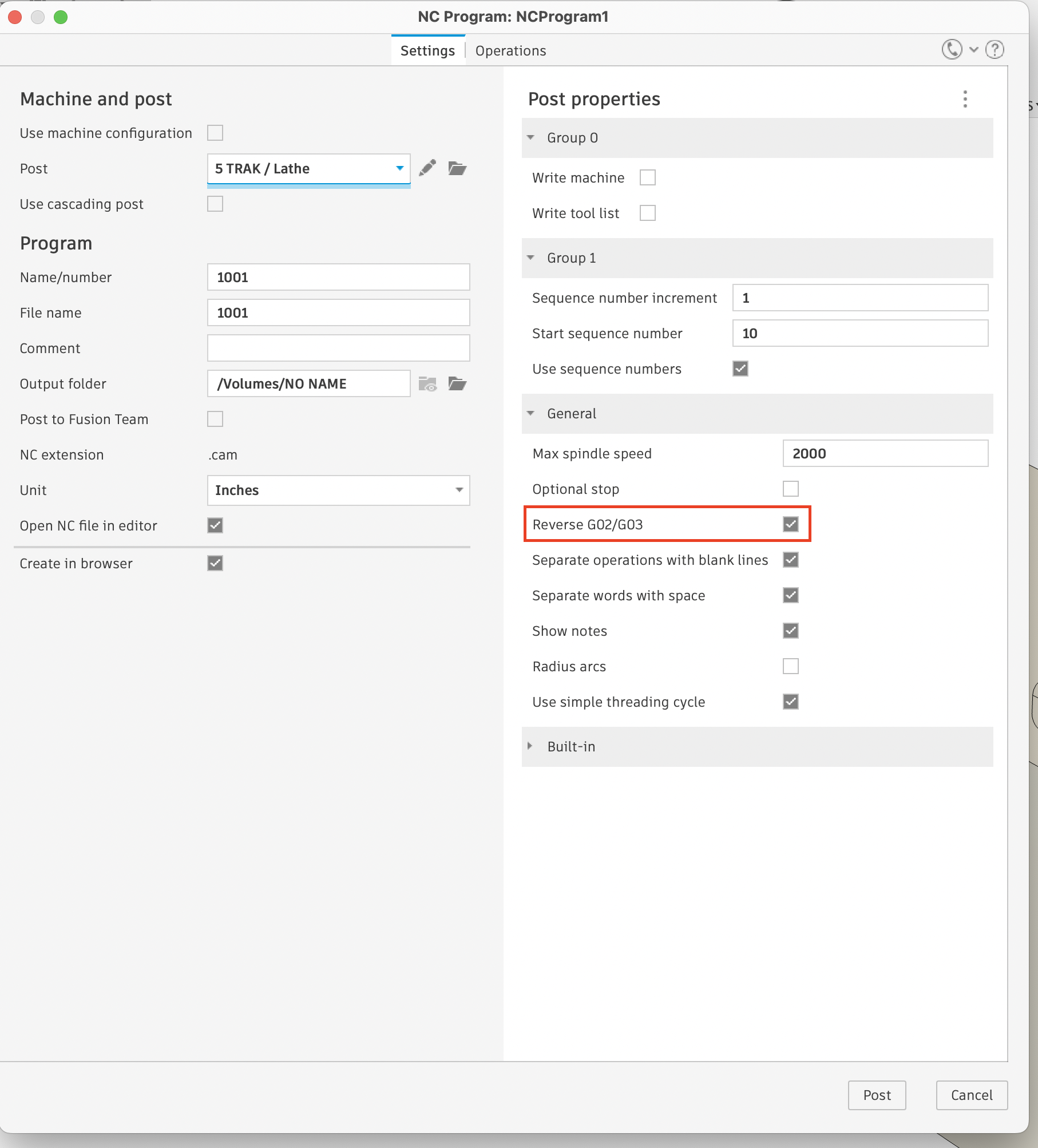ProtoTRAK TRL 1630RX turn/lathe post processor for Engineering students - Autodesk Community