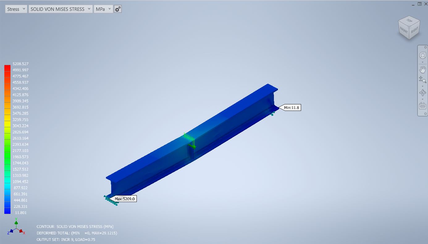 Solved: Maximum deflection changes by the number of convergence - Autodesk Community