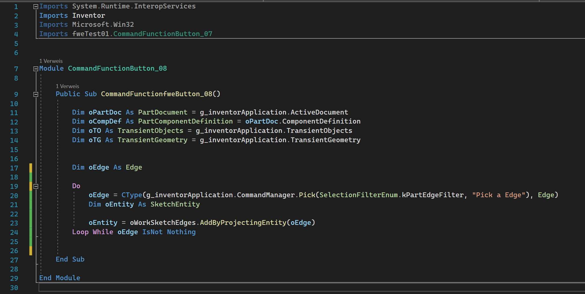 Solved: Create Projecting Curves from Edges on Planar Sketch with API - Autodesk Community