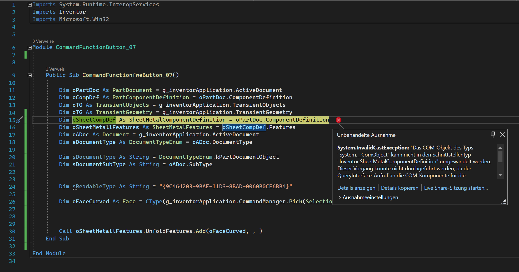 Solved: Solid Convert to Sheet VB.NET API - Autodesk Community