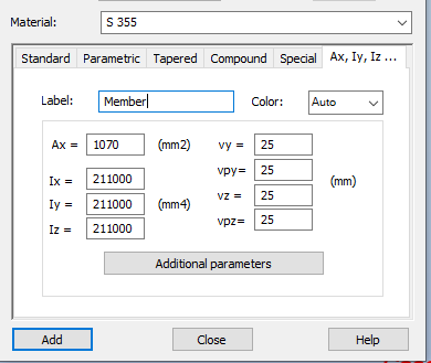Member Lateral and compression/tension stiffness - Autodesk Community