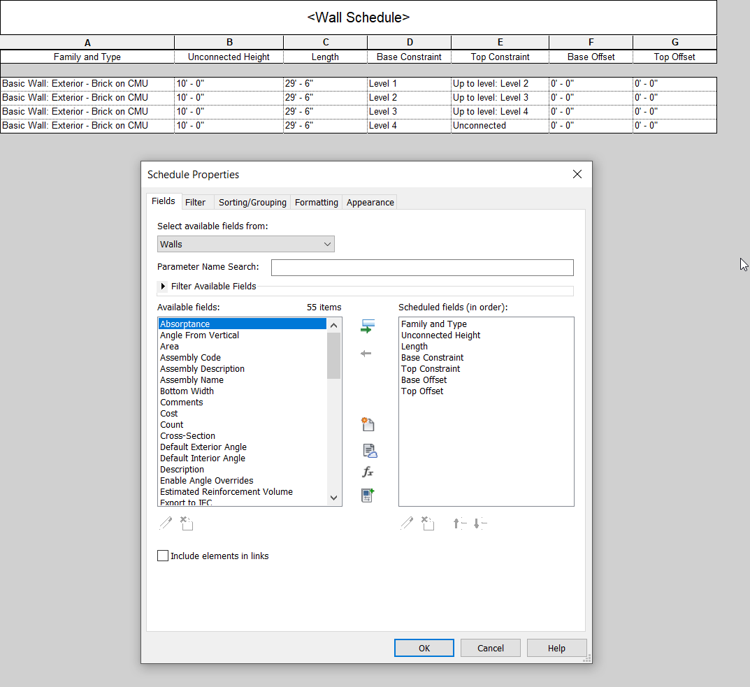 partition (wall) workflow and scheduling - Autodesk Community