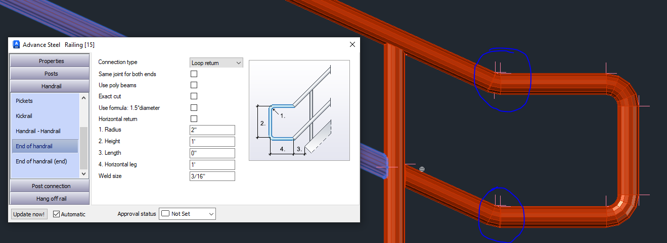 Solved: Railing End of Handrail wont Miter Cut - Autodesk Community