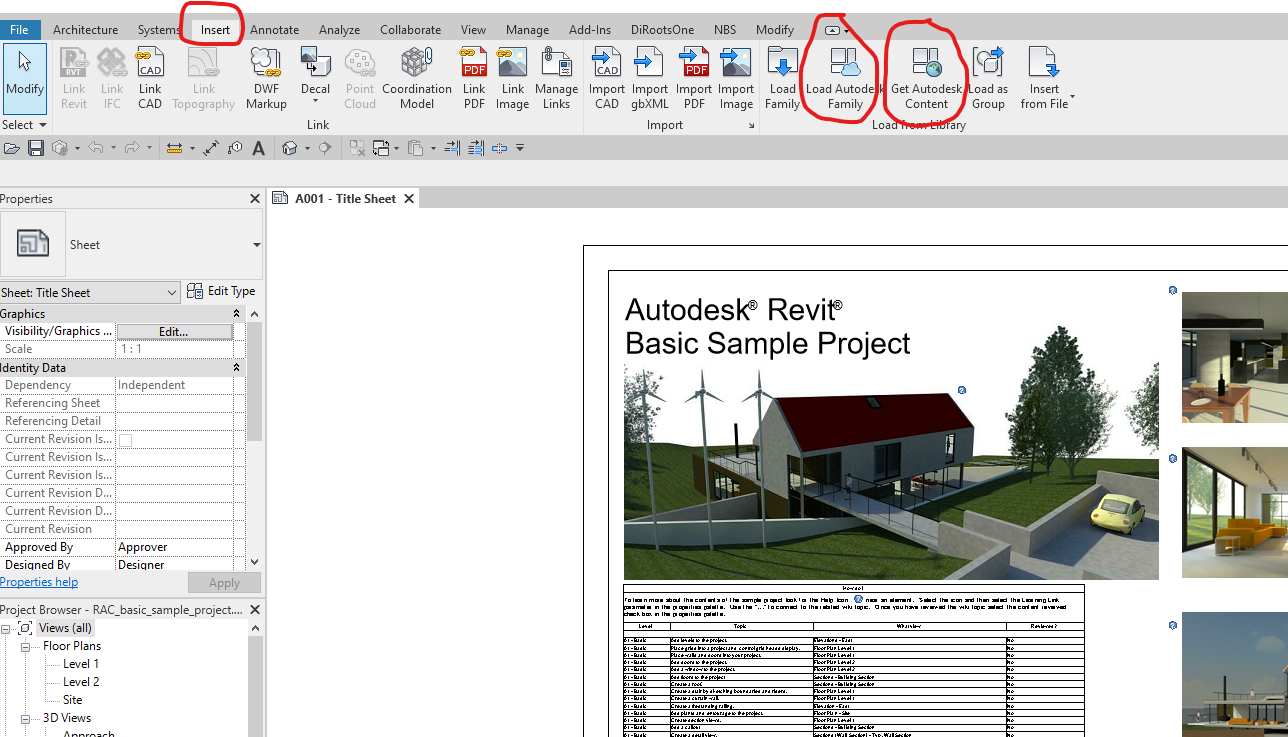 I don't have any of the REVIT family library (Mechanical, Electrical ...