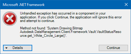 Microsoft .NET Framework error - Autodesk Community