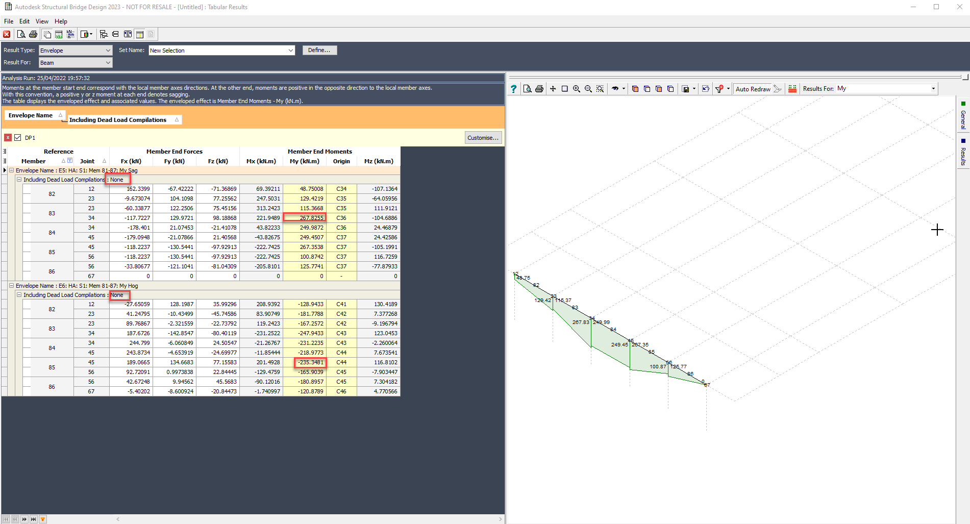 Solved: Envelope Result including dead load compilations - Autodesk Community