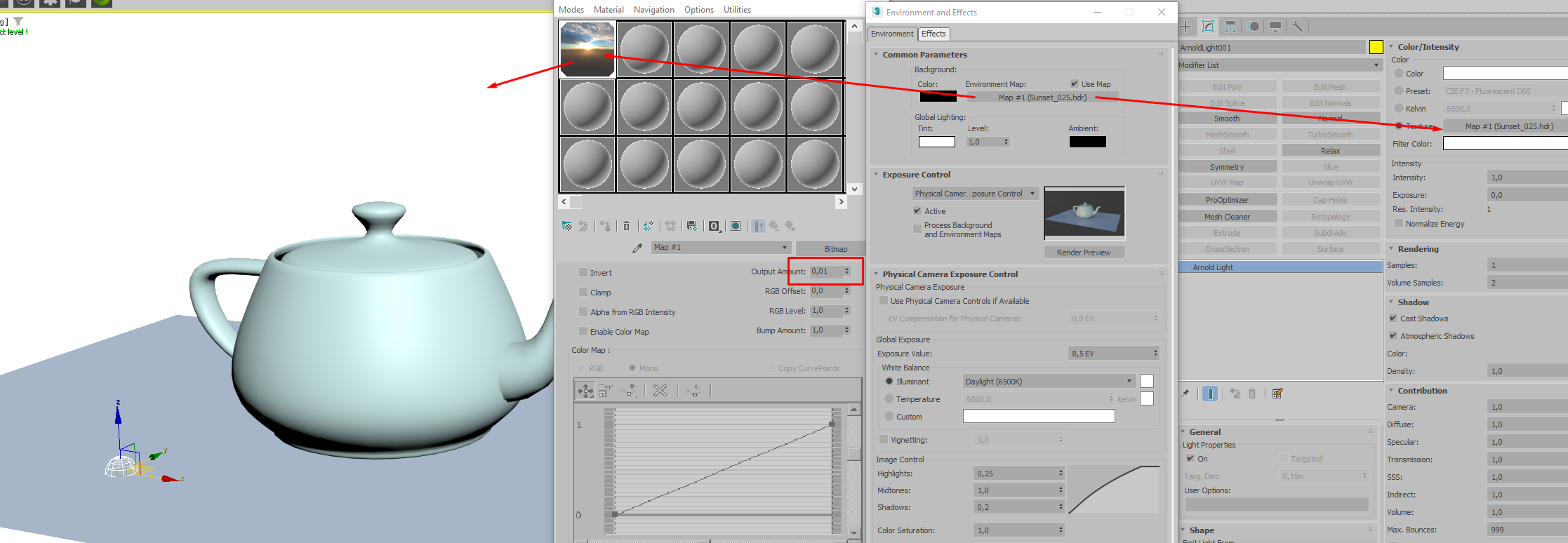 Solved: Arnold & Arnold Light: can I see the texture used to light up the scene in the viewport ...