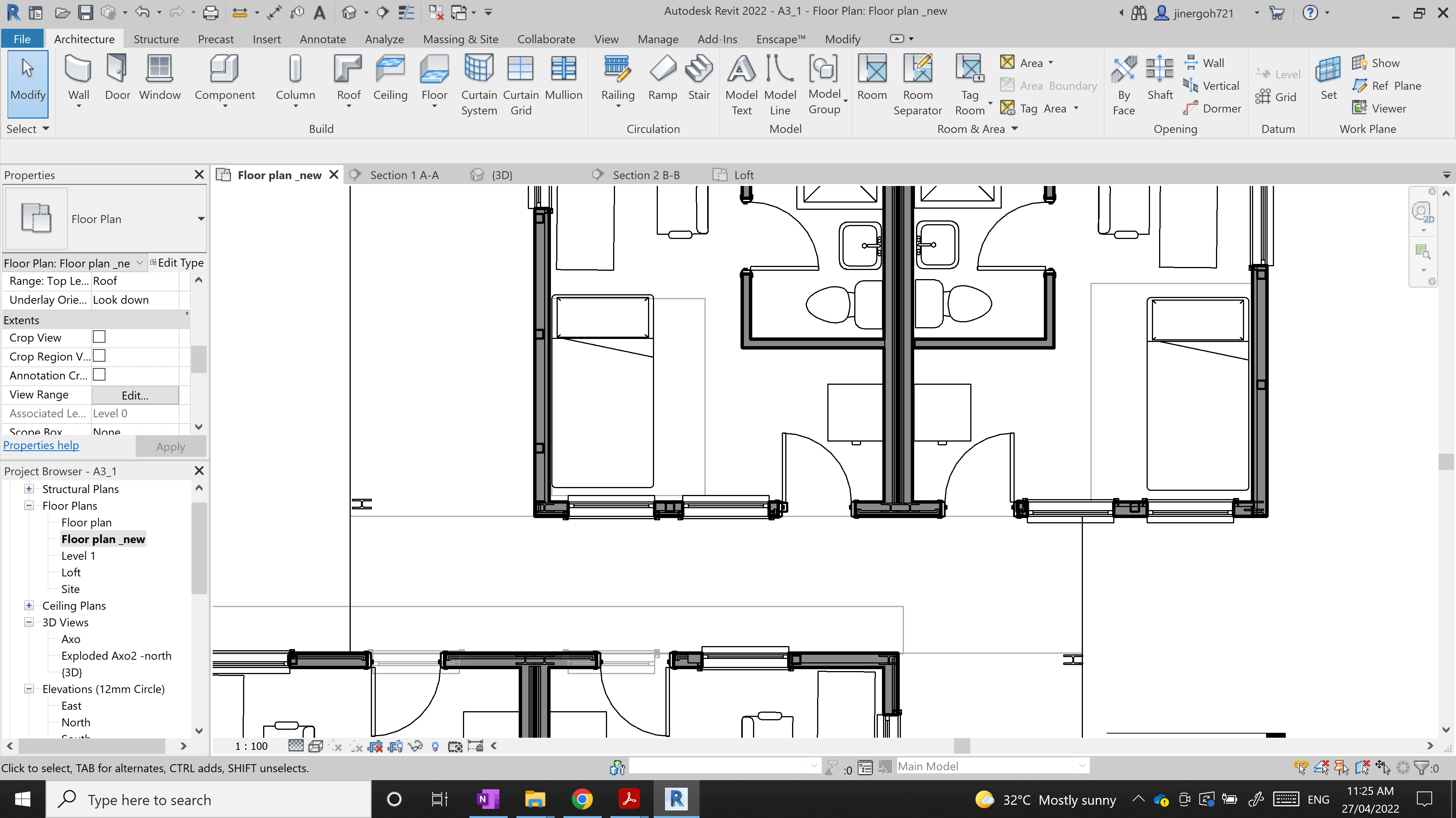Accessing loft floor slab in floor plan & sections - Autodesk Community
