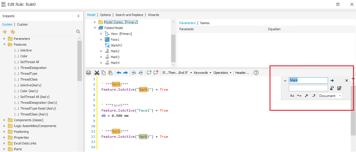 iLogic Find Functionality - Auto Copy/Paste into Find Field - Autodesk ...