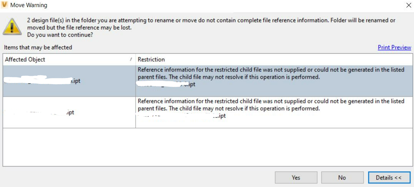 Incomplete file reference information - Autodesk Community