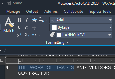 Changing color of MText - Autodesk Community