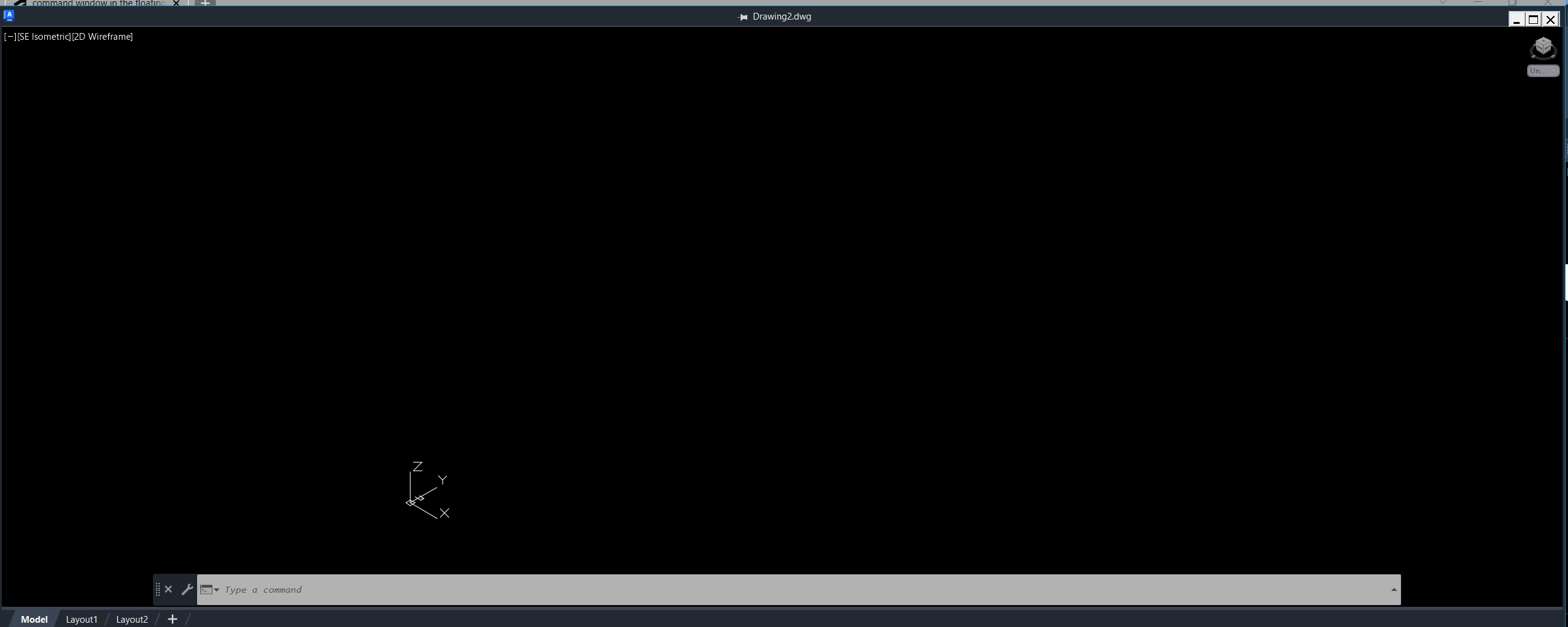 Solved: command window in the floating window - Autodesk Community
