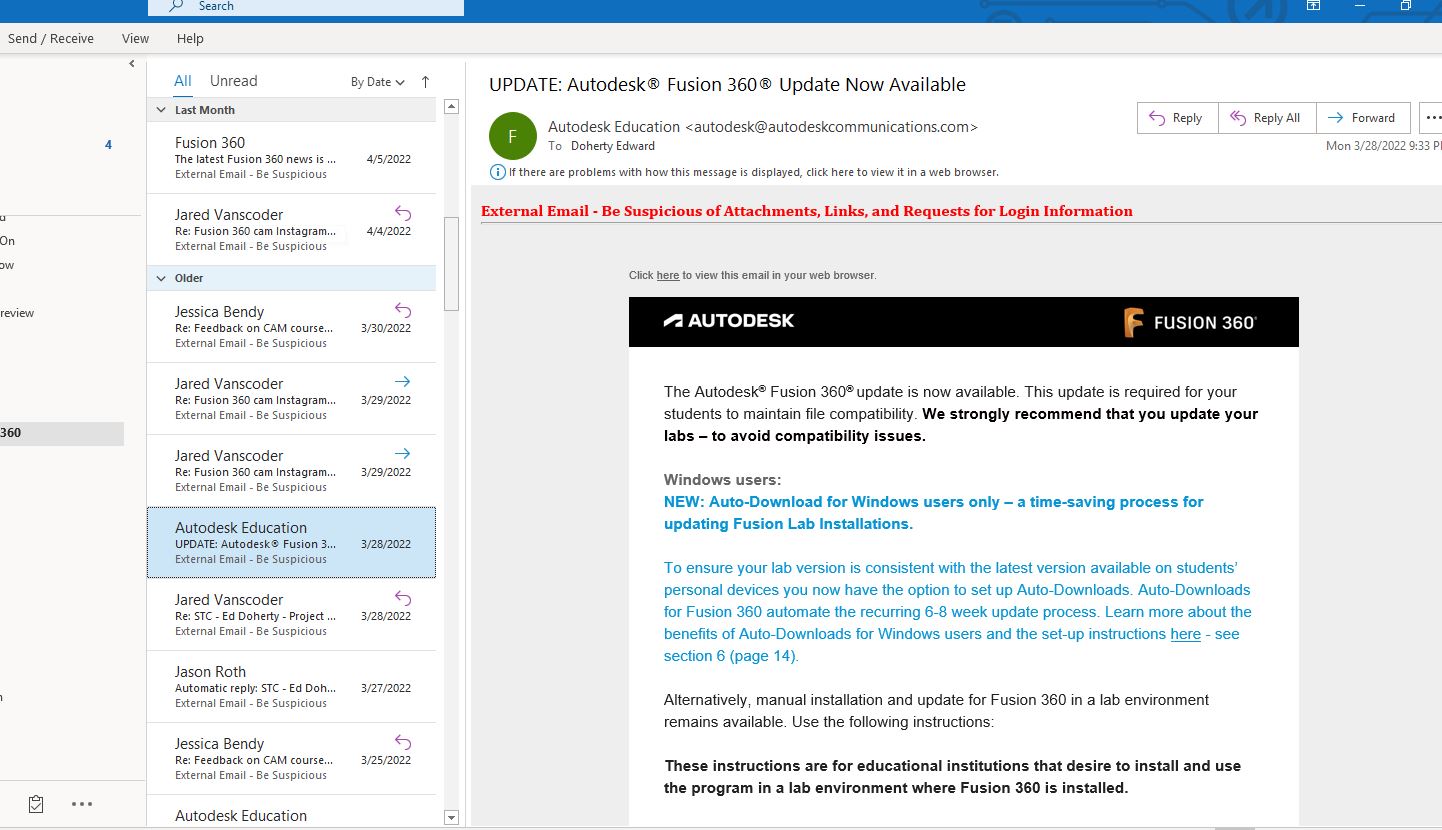 Solved: Update notification - Lab Install - did not receive April Update - Autodesk Community