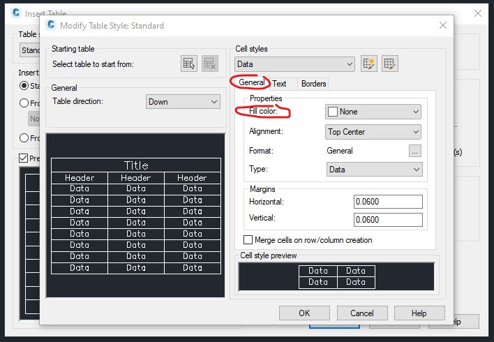 Solved: Background mask in table - Autodesk Community