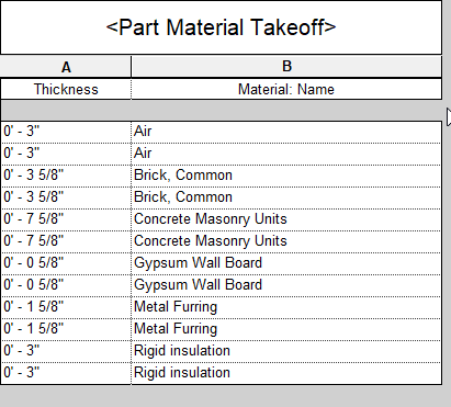 Wall layer and material legends - information for builder - Autodesk ...