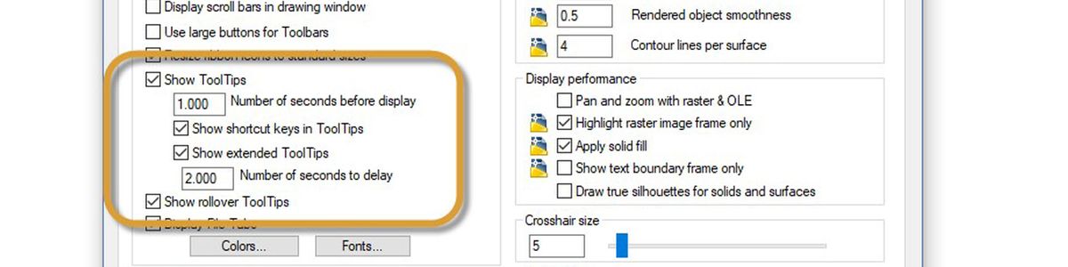 AutoCAD Tiptoe Through the ToolTips (First Verse) - Autodesk Community
