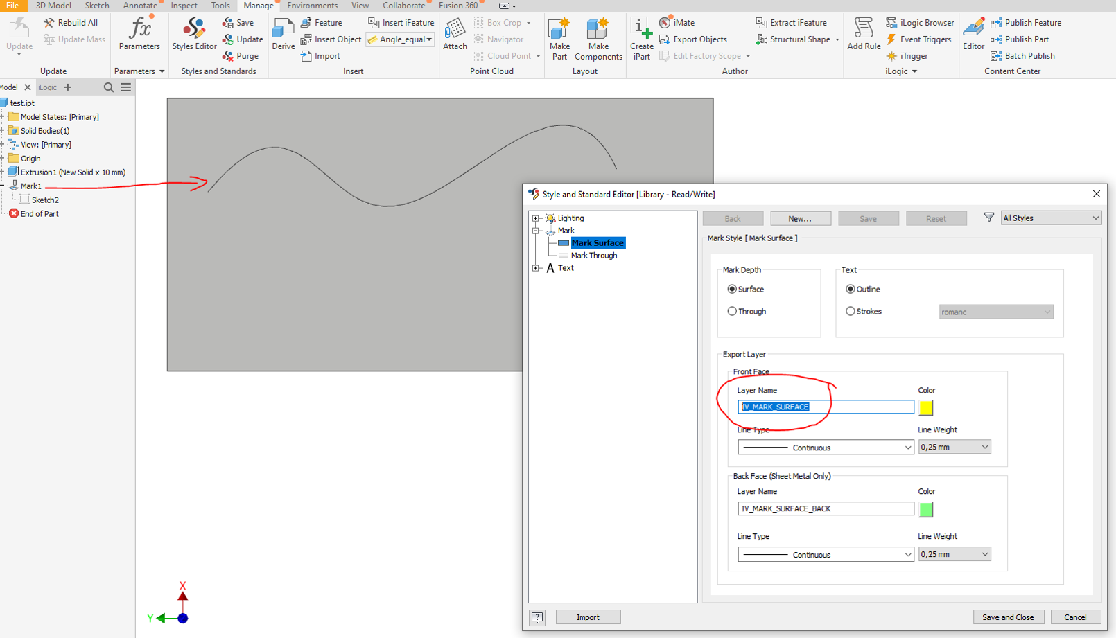 Inventor 2023 new marking function - Autodesk Community