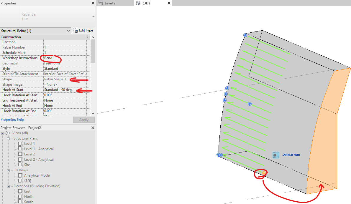 Solved: Rebar set following element irregular shape - Autodesk Community