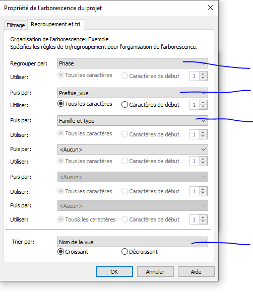 Résolu : Revit : Organisation de l'arborescence et préfixes - Autodesk Community