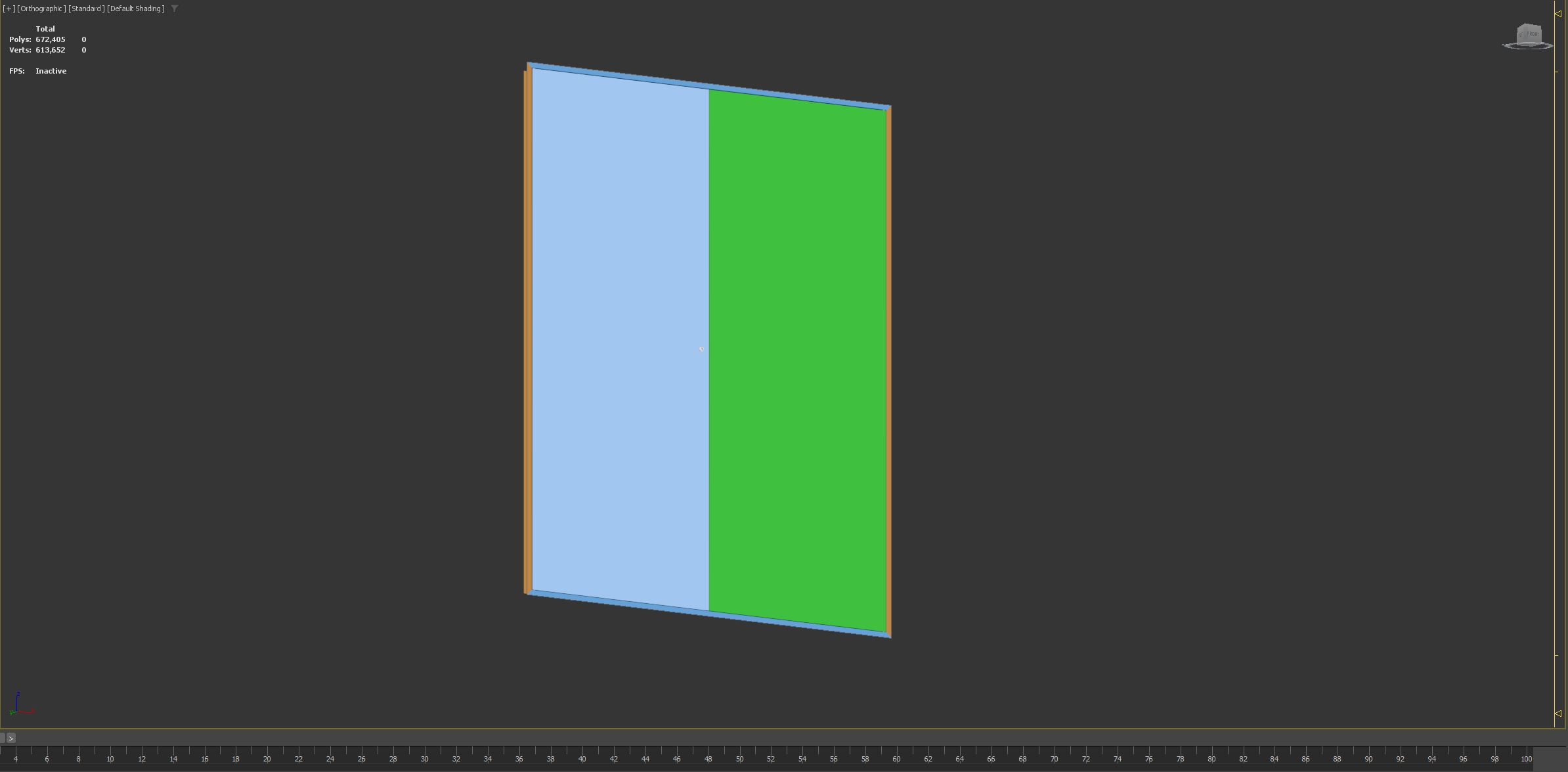 Perspective viewport issues (black lines/artifacts) compared to Orthographic Viewport (no issues ...