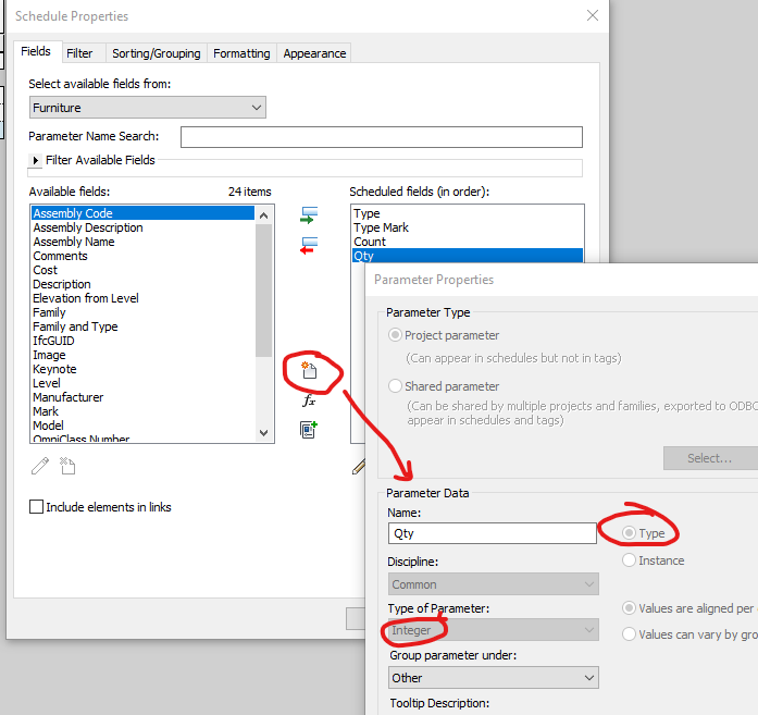 Solved: How can I sort by count in revit Schedules? what is the workaround - Autodesk Community