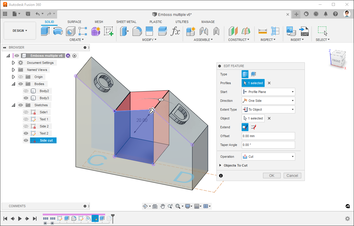 Add text to multiple surfaces - Autodesk Community