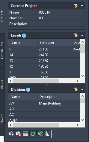 Solved: AutoCAD Architecture - Project Levels for each Project Division ...